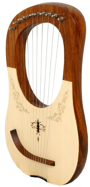 Lyre Harp, 10 String Rosewood