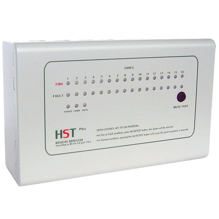 Fire floor displayer conventional fire alarm repeater 16 zones