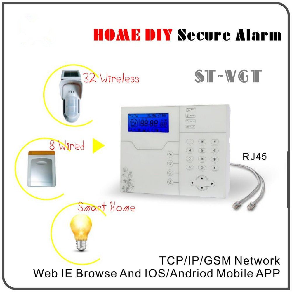 WIFI camera digital monitoring system app pop up alarm photo