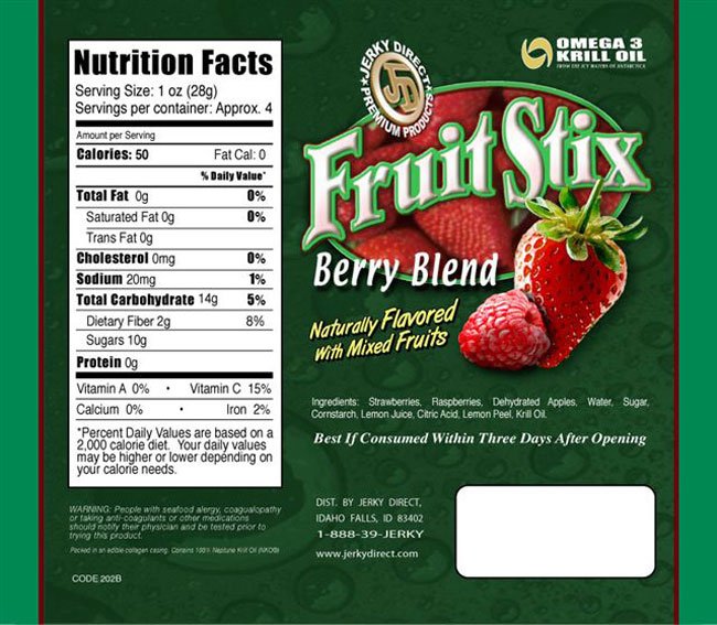 FRUIT STIX - BERRY BLEND TWO 3.65OZ BAGS