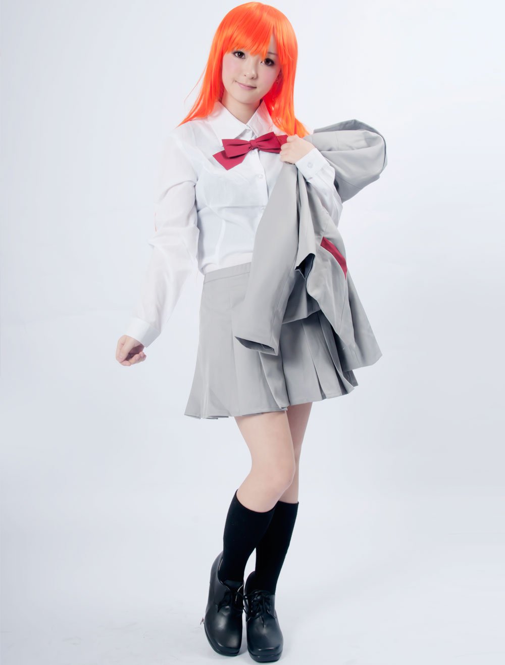 Bleach Kuchiki Rukia School Uniform Cosplay Costume