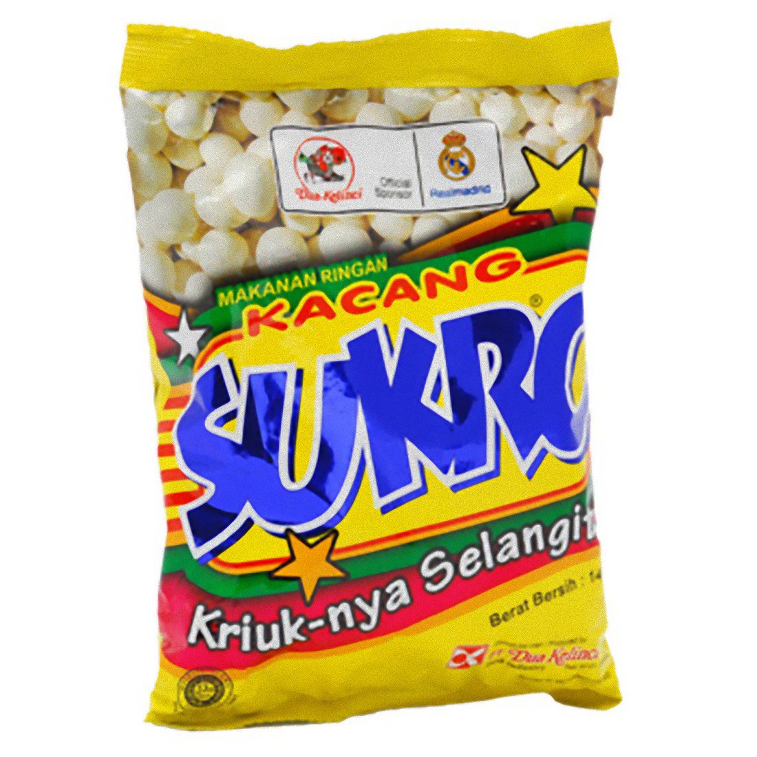Dua Kelinci Kacang Sukro original 140 gram (4.9 Oz) Coated Peanut ...