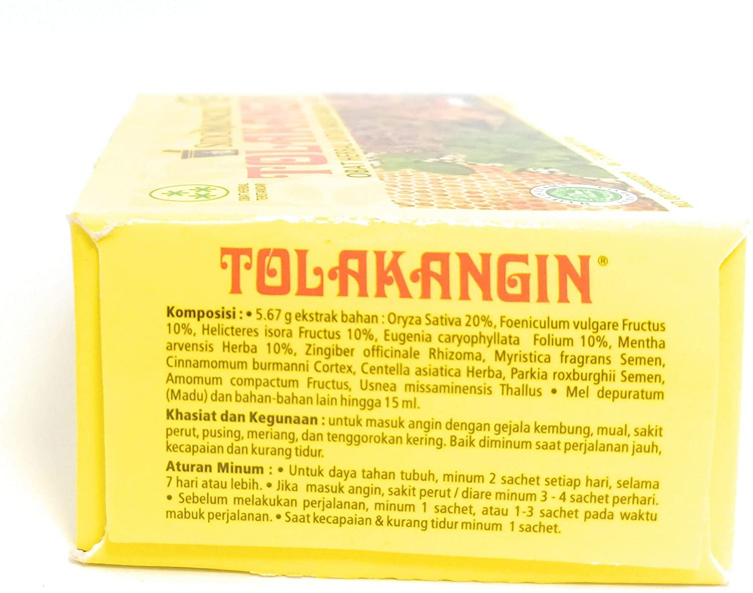 Sido Muncul Tolak Angin Herbal with Honey 5-ct, 75 Ml (Pack of 8)
