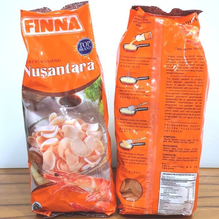 Finna Nusantara Shrimp Crackers, 380 grams