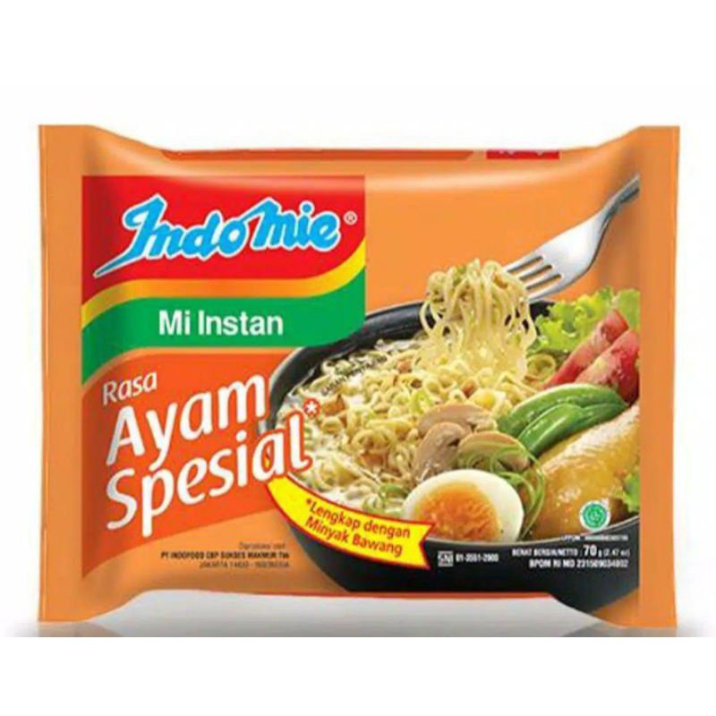 Indomie Mi Instant Chicken Special, 68gram (Pack of 10)
