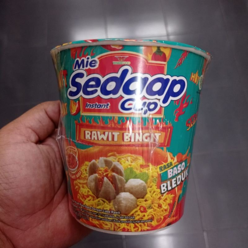 Sedaap Baso Bleduk Instant Noodle Cup, 77 gram (Pack of 5)