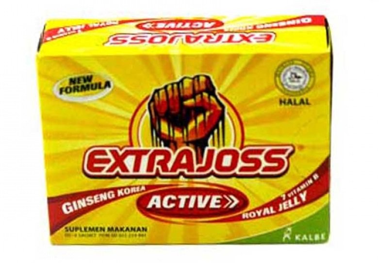 Extra Joss Active Energy Drink Powder, 2 Pack (2 x 6 Sachets @4gr)