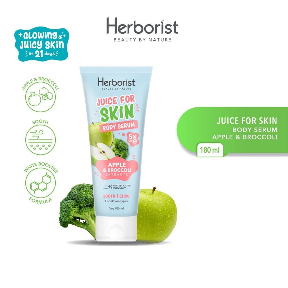 Herborist Juice For Skin Body Serum Apple & Broccoli 180 ml