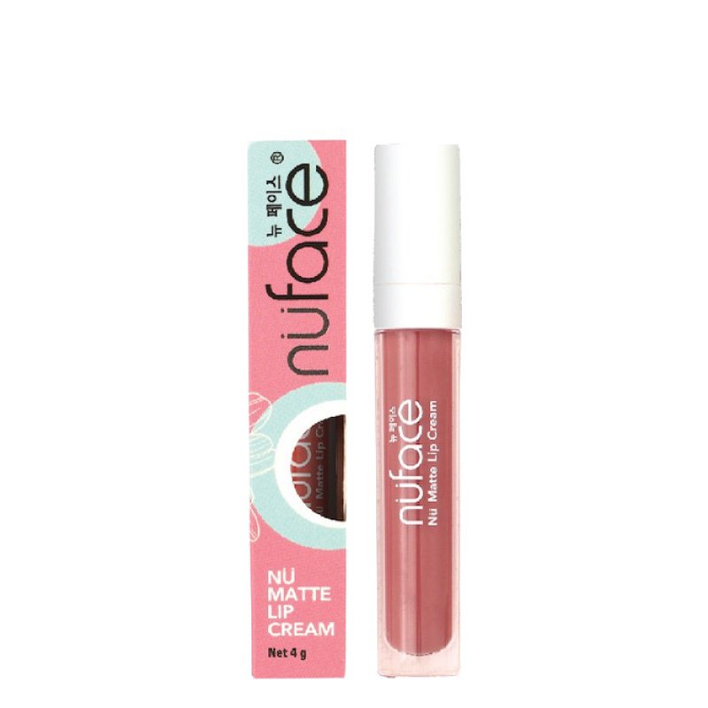 Nuface Nu Matte Lip Cream No. 2 Mauvin Namsan 4 gr- Pack of 3