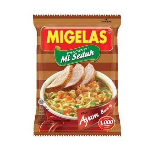 MIGELAS Protevit Instant Noodle Chicken Onion Flavor, 28 gram (Pack of 12)