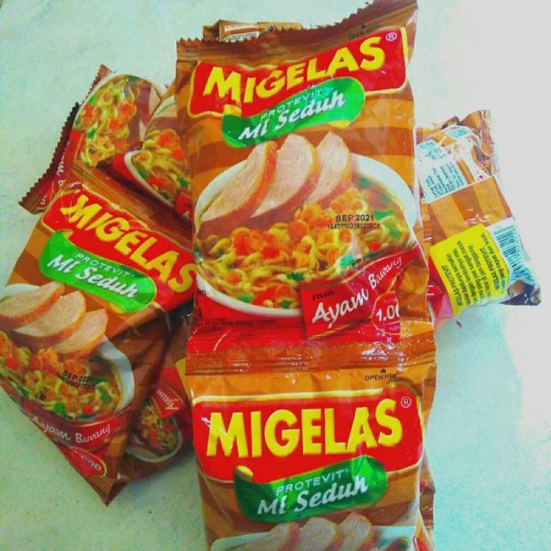 MIGELAS Protevit Instant Noodle Chicken Onion Flavor, 28 gram (Pack of 12)