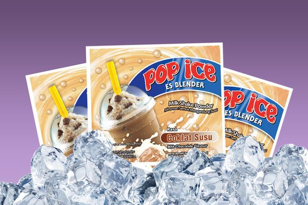 Pop Ice Choco Milk Flavor, 250gram (10 sachets @25gram) - Pack of 2