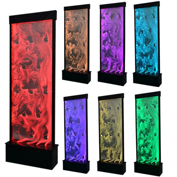 Large 6' Tall Full Color LED Lighting Bubble Wall Floor Panel Display w ...