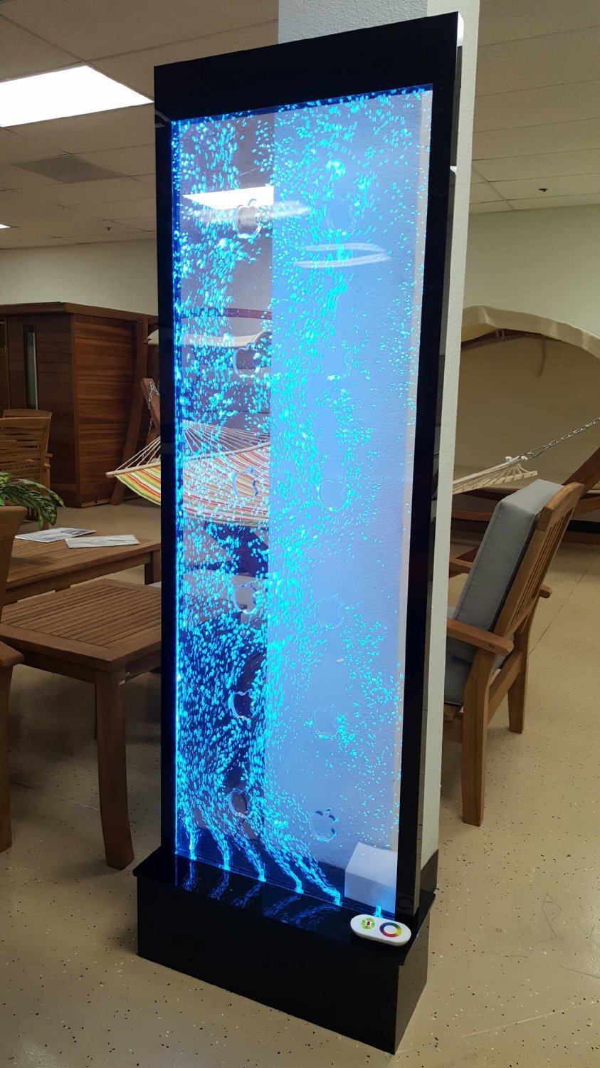 Large 6' Tall Full Color LED Lighting Bubble Wall Floor Panel Display w ...