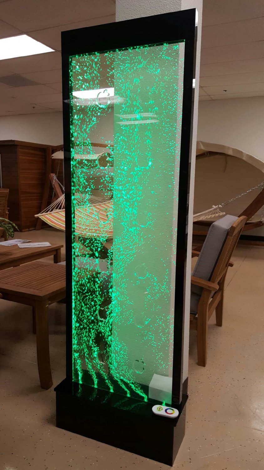 Large 6' Tall Full Color LED Lighting Bubble Wall Floor Panel Display w ...