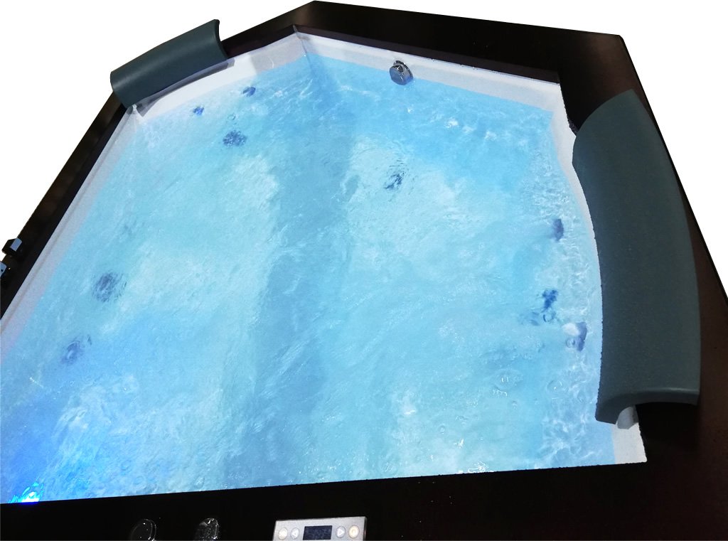 Indoor Two (2) Person Whirlpool Hydrotherapy Massage Spa Bathtub CORNER ...