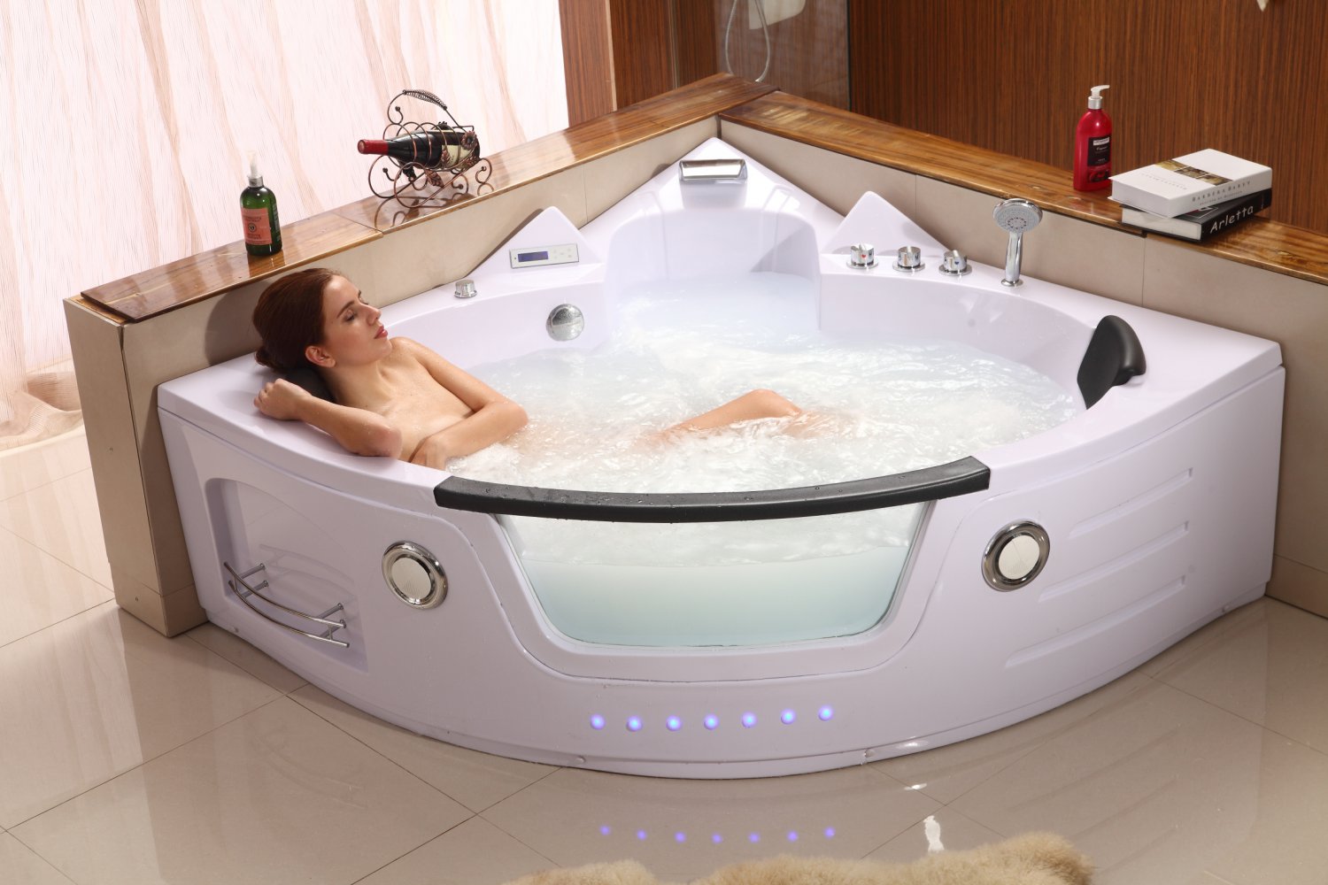 New 2 Person Jacuzzi Whirlpool Massage Hydrotherapy Bathtub Tub Indoor ...