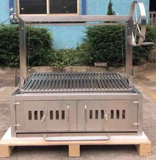 Built In Stainless Steel Outdoor Charcoal BBQ Parrilla Santa Maria ...