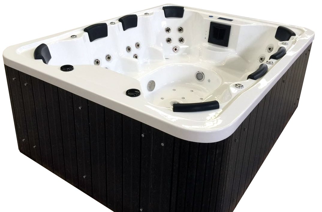 HUGE 8 Person Outdoor Hot Tub SPA with Insulated Cover + Stairs ...
