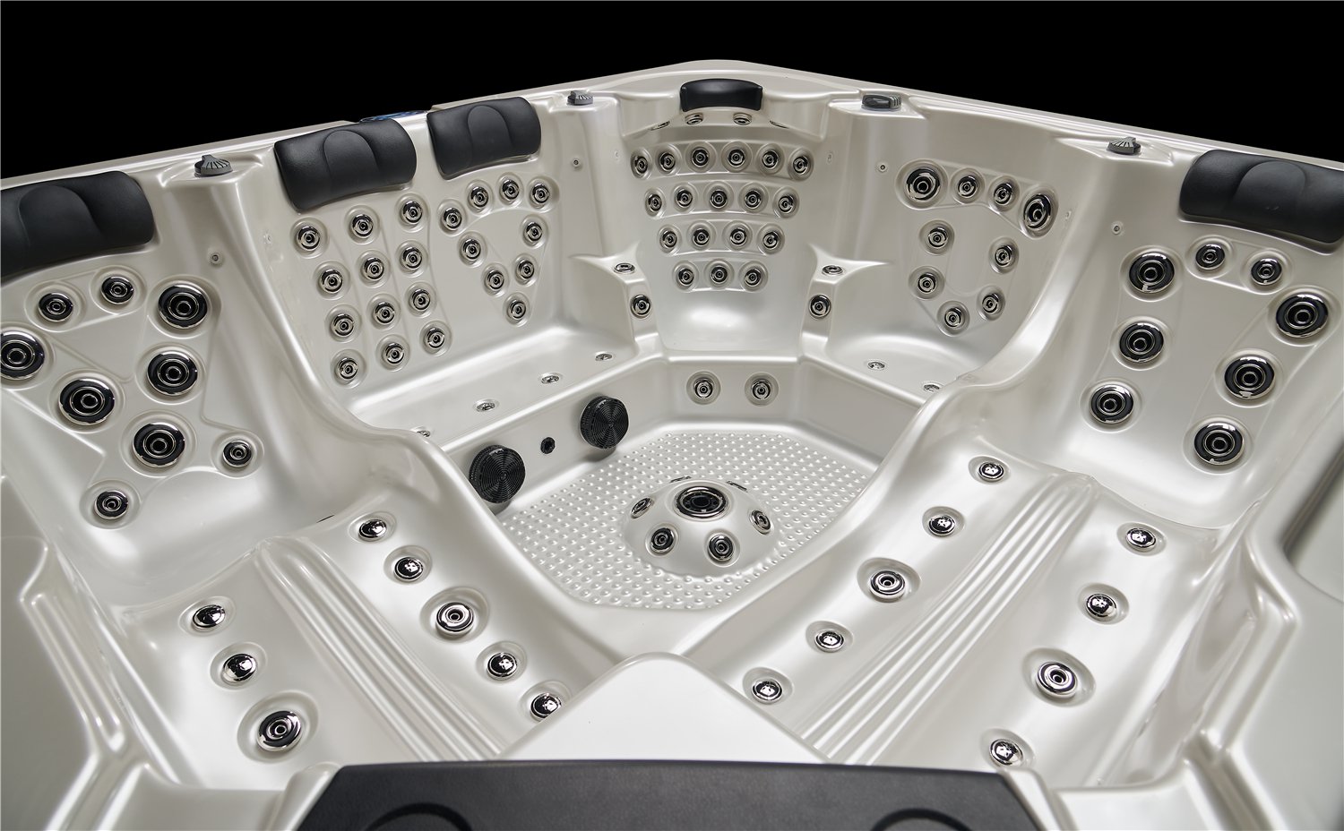 Outdoor 6 Person 123 JETS Double Lounger Hot Tub Spa Fully Loaded 5 ...