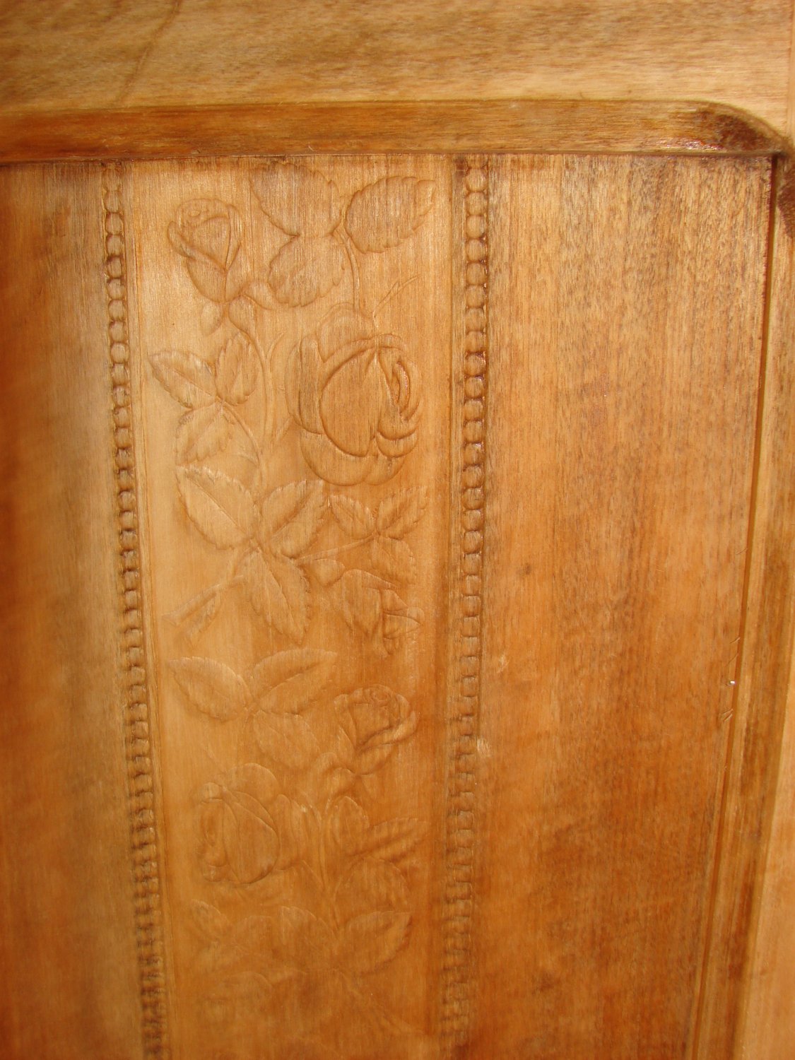 Antique Pie Safe with punched tin doors & side panels