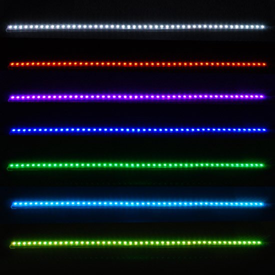 Knight Rider Scanner Bar Multi Color Speed RGB 48 SMD LED Strip Brake ...