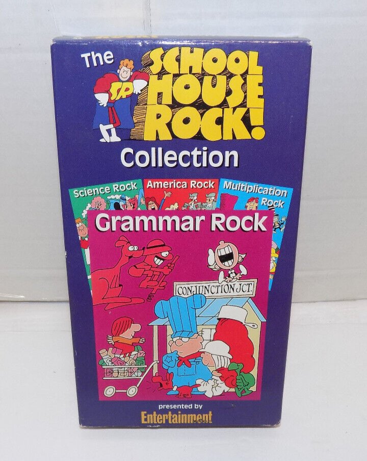 Schoolhouse Rock Grammar Rock VHS 1995