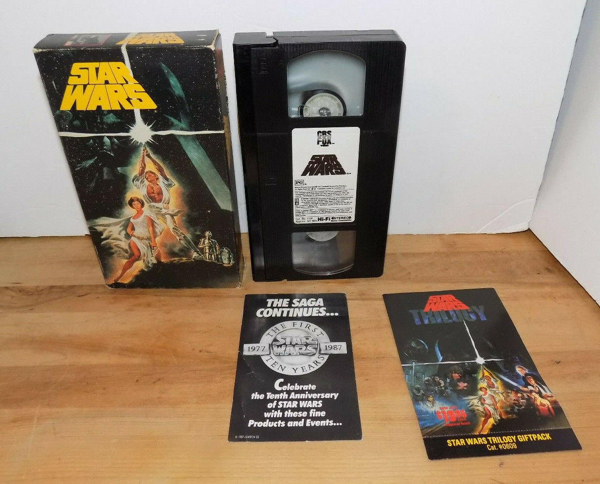 Original Star Wars 1977 Movie VHS Tape 1990
