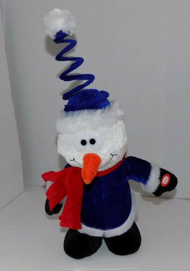 Merry Moments Christmas Animated Snowman Shuffling Singing Jingle Bells