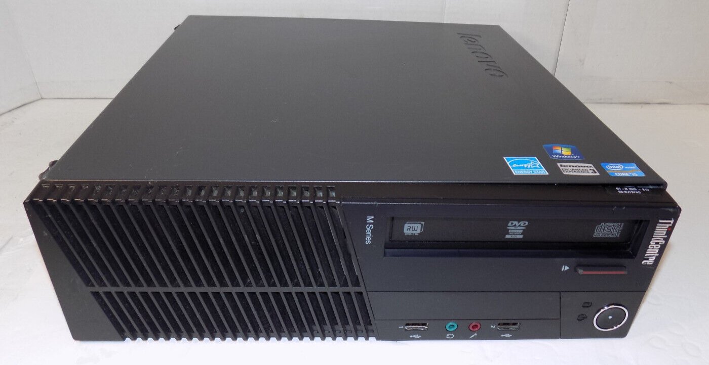 Lenovo ThinkCentre M82 Sff Desktop Computer Intel i5-3470 256 SSD