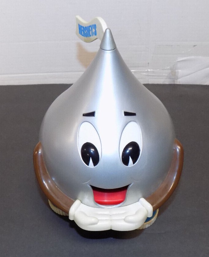 1995 Hershey's Kiss Rotating Candy Dispenser Hershey Candy Dish 10 ...