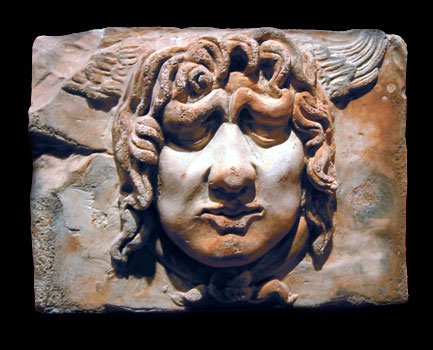 Medusa from Greek Mythology plaque sculpture
