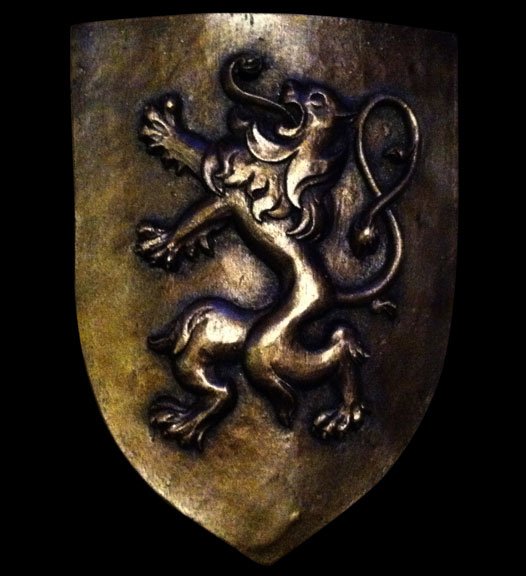 Rampant Lion English Scottish plaque