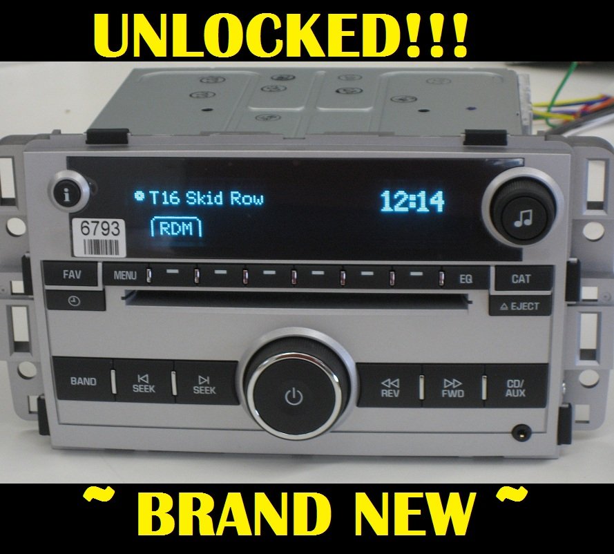 NEW-UNLOCKED CHEVY EQUINOX CD Radio 3.5mm Aux/Ipod input /MP3 PLAYER IN ...