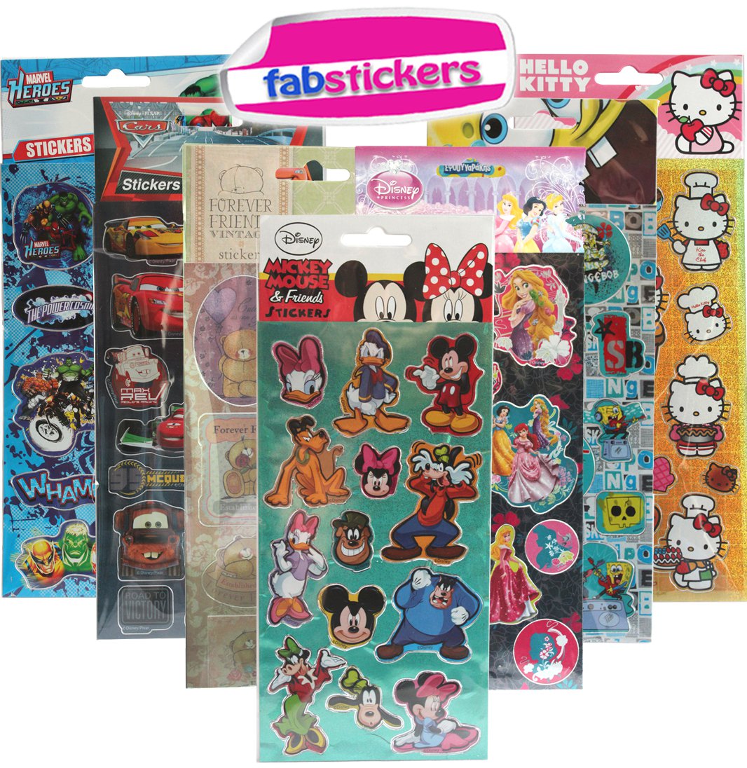 Fab Stickers - Super 7 Collection