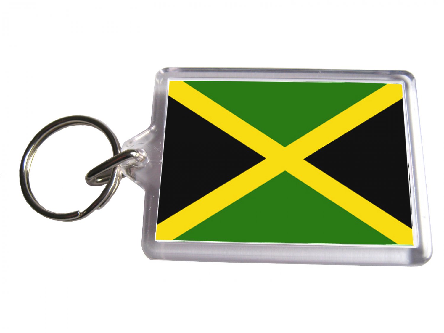 Jamaican Flag Keyring