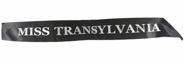 Miss Transylvania Costume Party Sash
