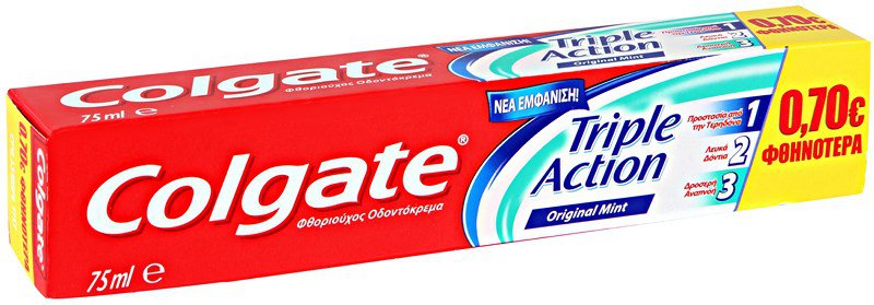 Toothpaste Colgate Triple Action 75ml