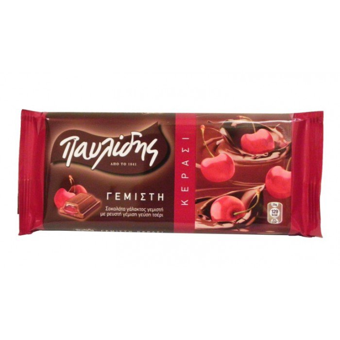 Pavlidis Chocolate with Cherry 100 gr