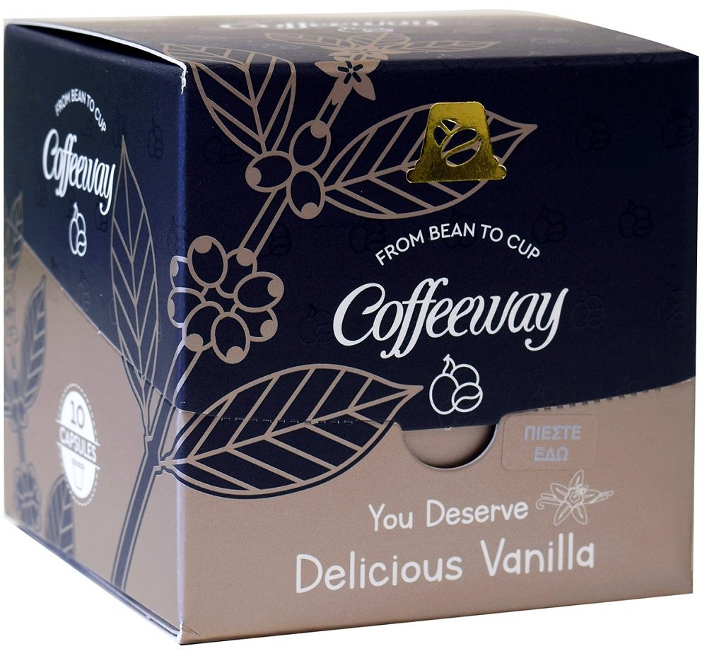Coffeway Espresso Capsules, Vanilla (10 pcs)