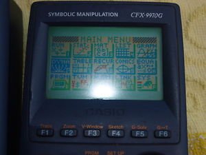 VINTAGE Casio CFX-9850G Colour Graphical Calculator RARE