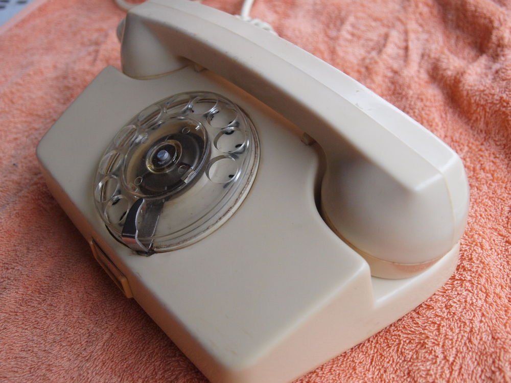 RARE-VINTAGE SOVIET BULGARIA ROTARY DIAL PHONE TA3100 1972
