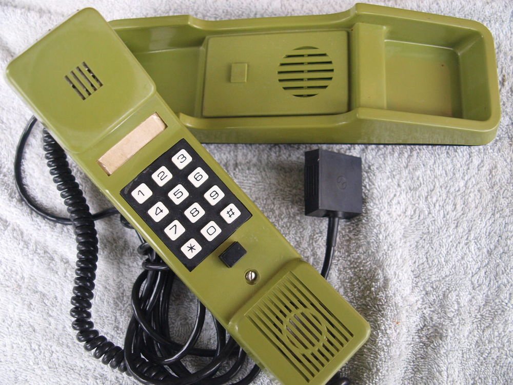 RARE VINTAGE SOVIET BULGARIA LANDLINE PHONE TA1300 1989 GREEN COLOR