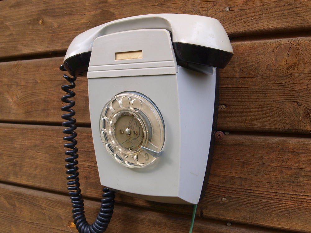 RARE VINTAGE SOVIET RUSSIAN USSR WALL MOUNT ROTARY DIAL PHONE TAC-70 ...