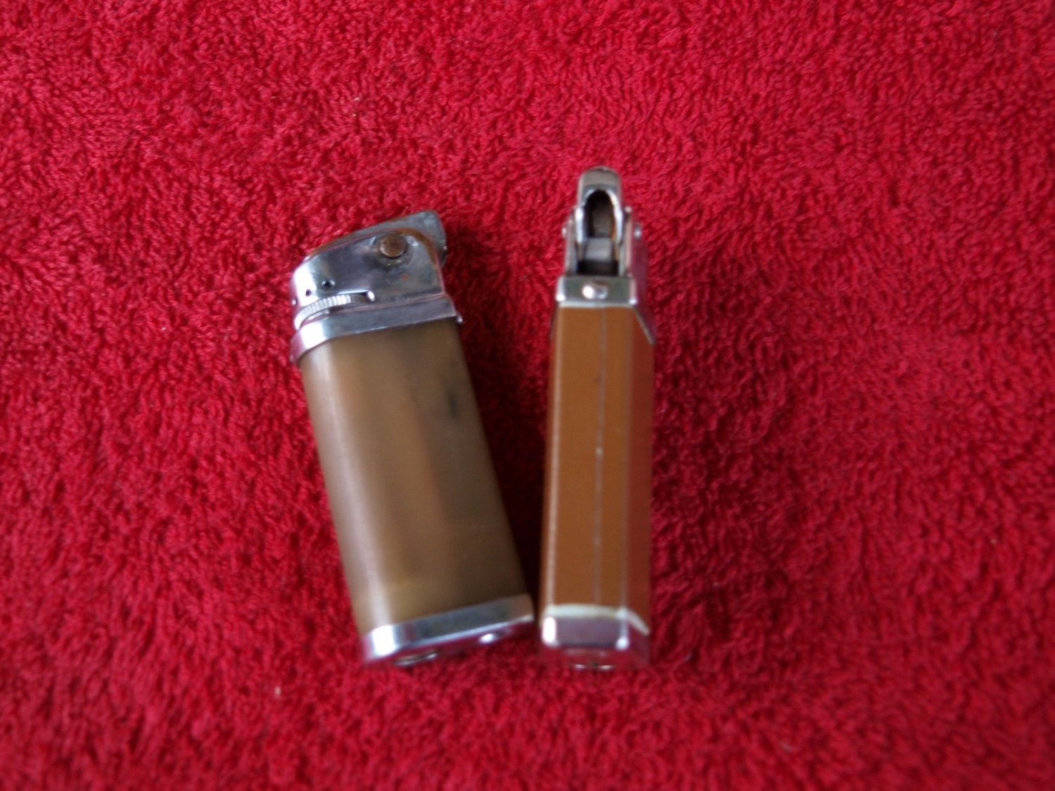 Antique Soviet Russian USSR Gas Propane Lighter OGONIOK + Extra