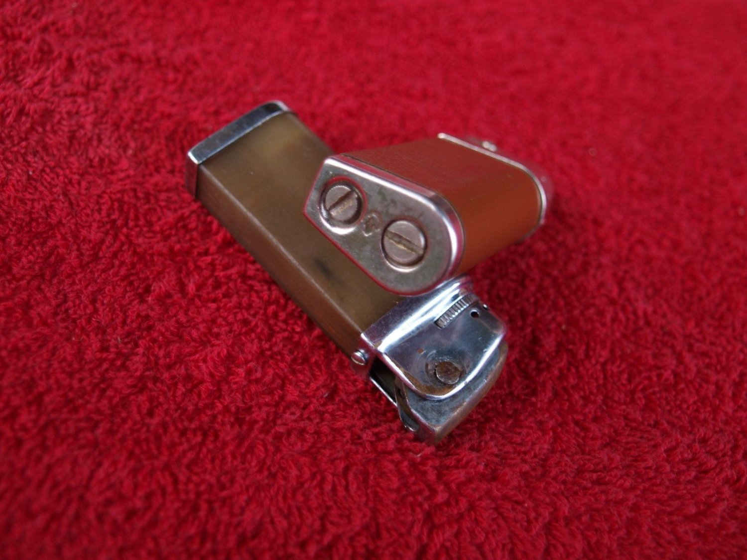 Antique Soviet Russian USSR Gas Propane Lighter OGONIOK + Extra