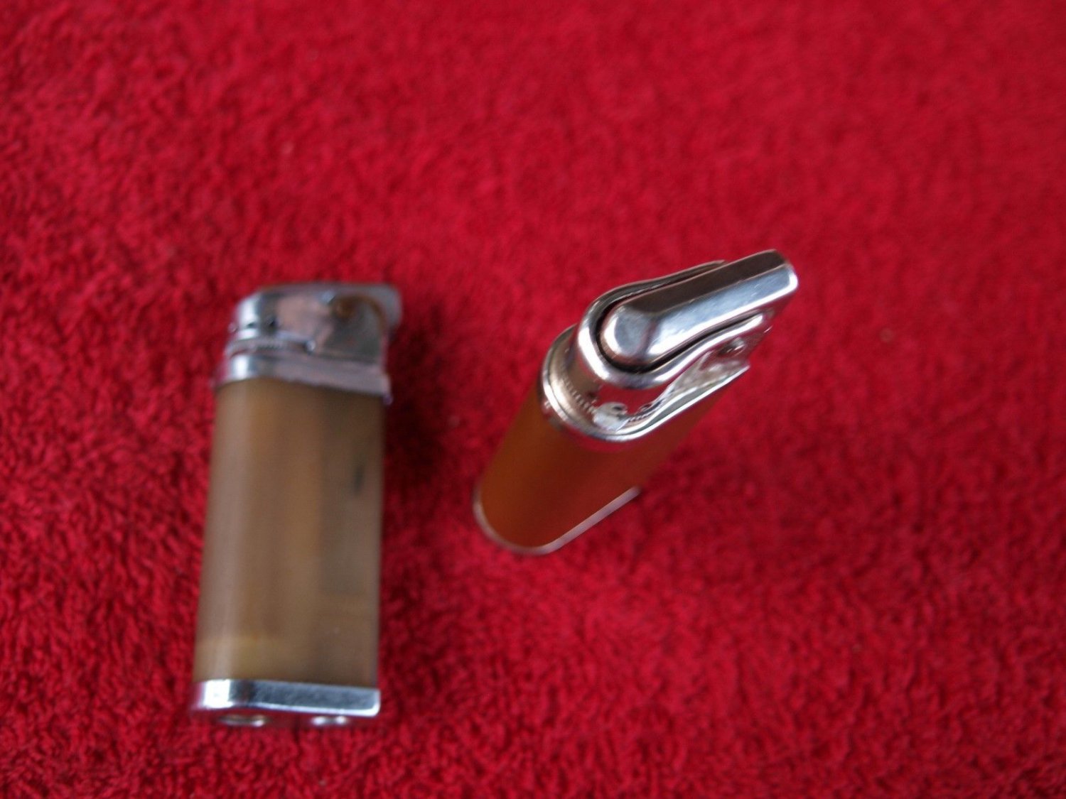 Antique Soviet Russian USSR Gas Propane Lighter OGONIOK + Extra