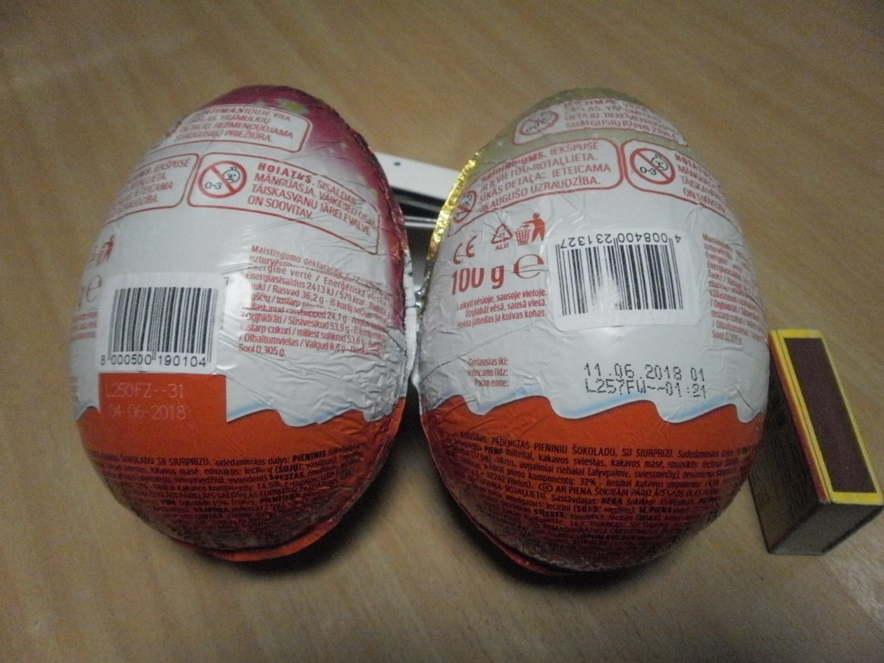 Kinder Surprise Maxi Milk Chocolate Egg with Toy Inside 100g 2020 Year ...