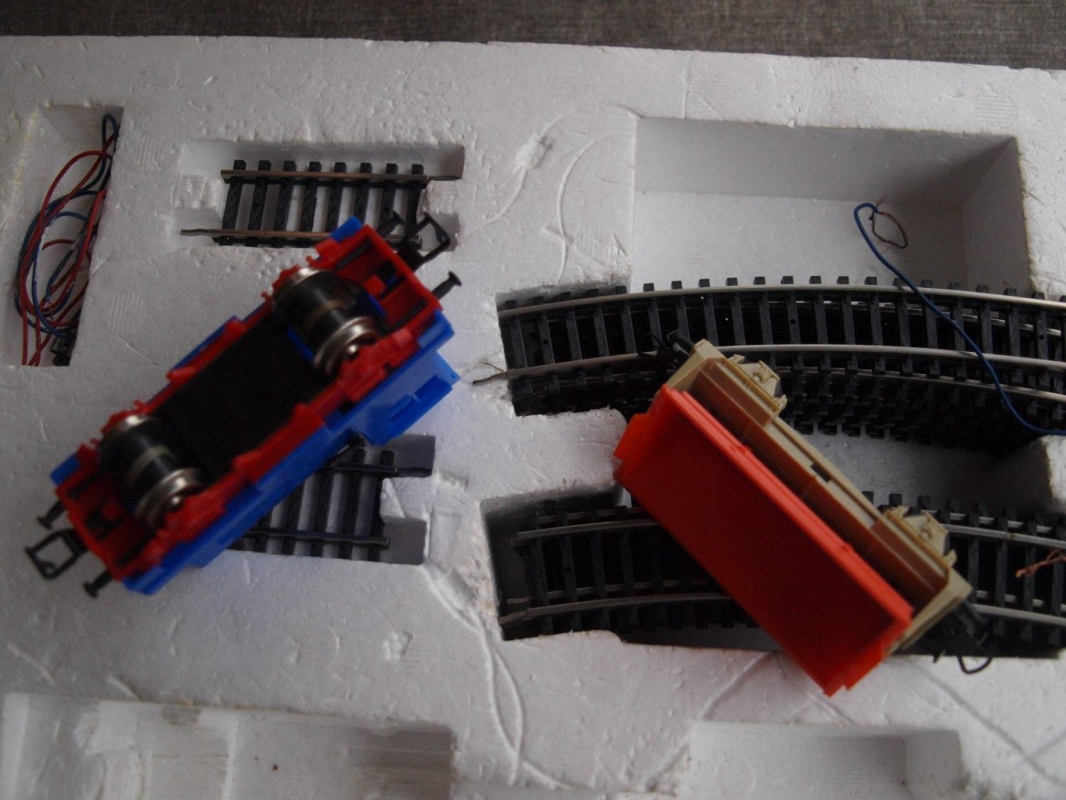 VINTAGE PIKO JUNIOR MODELLBAHN SCALE HO LOCOMOTIVE TRACK SET GDR EAST ...