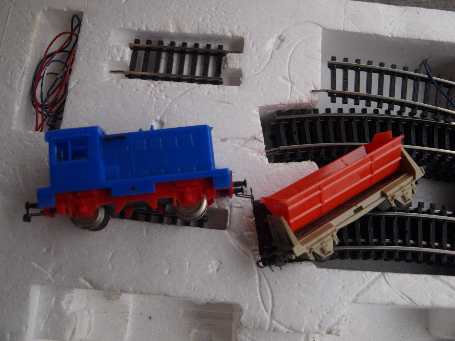 VINTAGE PIKO JUNIOR MODELLBAHN SCALE HO LOCOMOTIVE TRACK SET GDR EAST ...